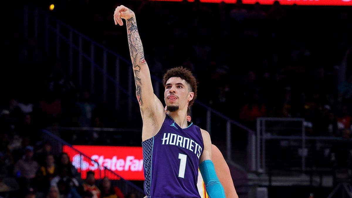 LaMelo Ball, Trae Young put on incredible modern-day shootout as both ...