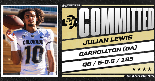 4-Star QB Julian "JuJu" Lewis Commits To Colorado - 247Sports