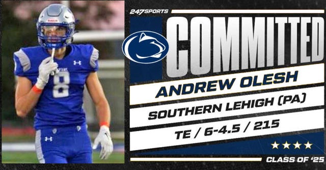 How Penn State flipped elite TE Andrew Olesh from Michigan - 247Sports