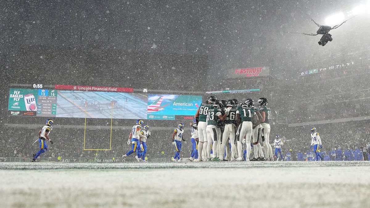 Eagles players discuss snow conditions during win over Rams: 'I rather ...