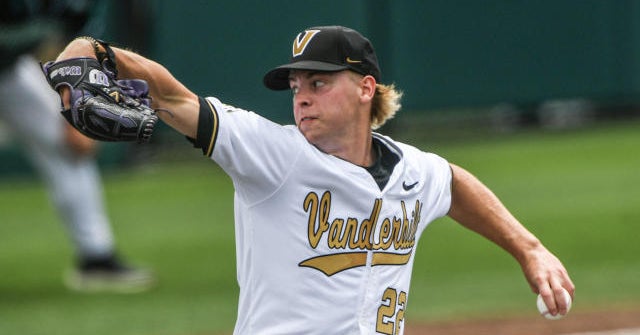 Four pitchers, Rogers' homer, help Vanderbilt past Air Force