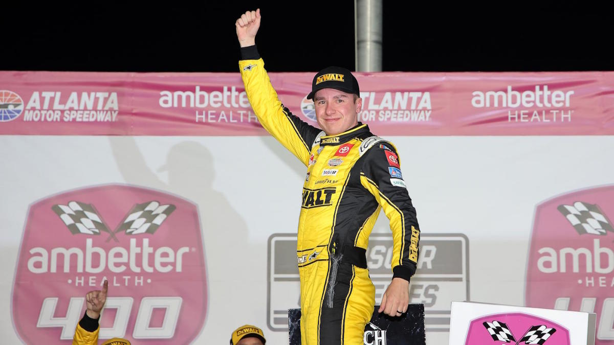 NASCAR at Atlanta results: Christopher Bell wins a thriller after crash ...