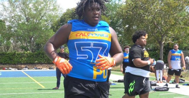 2026 OL Canon Pickett at Battle in the Trenches 5v5 Tournament - 247Sports