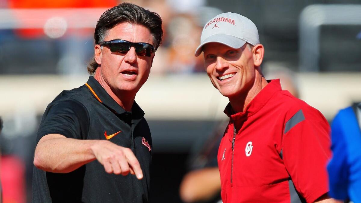 Oklahoma State's Mike Gundy stumps for a 'Bedlam' spring scrimmage ...