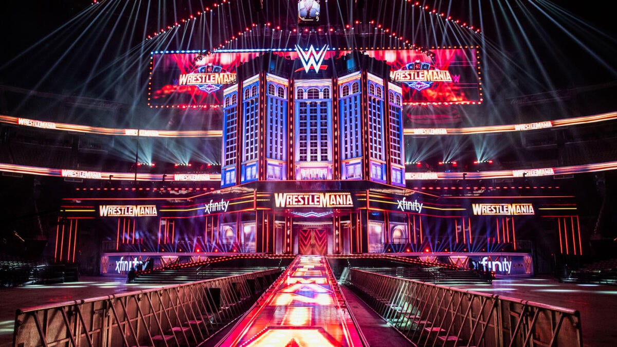WWE WrestleMania 41 stage reveal: Stunning display shows off iconic ...