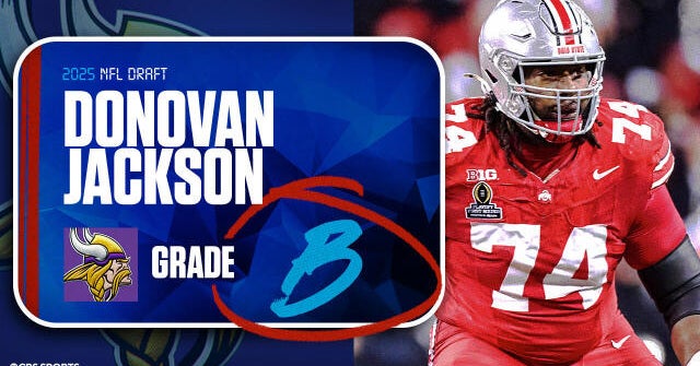 2025 NFL Draft Grades: Vikings Select Donovan Jackson No. 24 - 247Sports