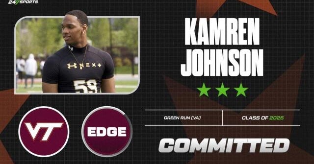 2026 Edge Kamren Johnson commits to Virginia Tech - 247Sports