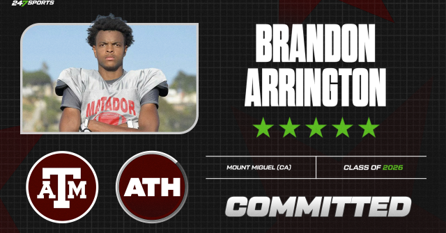 BREAKING: 5-Star ATH Brandon Arrington commits to Texas A&M - 247Sports