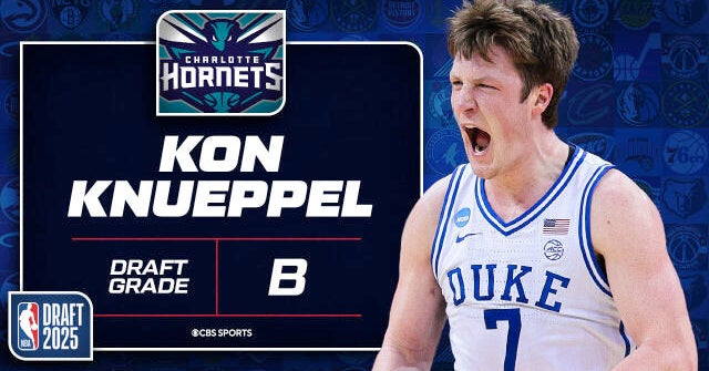 Kon Knueppel Selected No. 4 Overall by Hornets | 2025 NBA Draft Grades and Instant Reaction ...