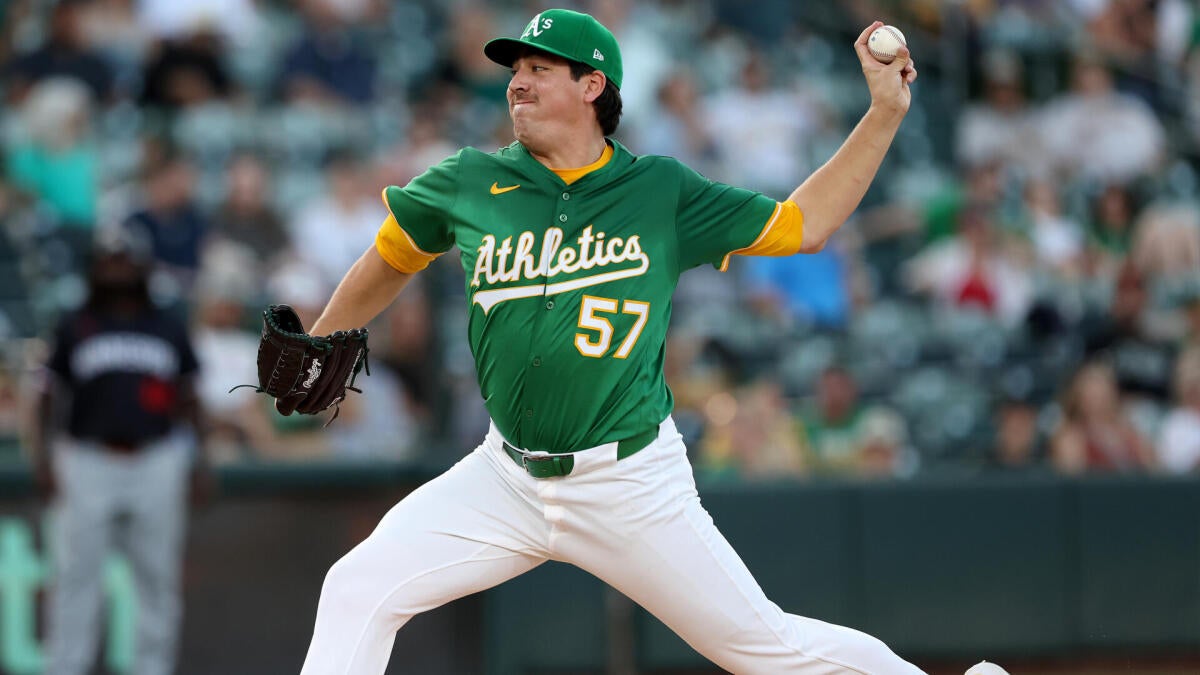 Today's best MLB pitcher strikeout props: Back Athletics starter ...