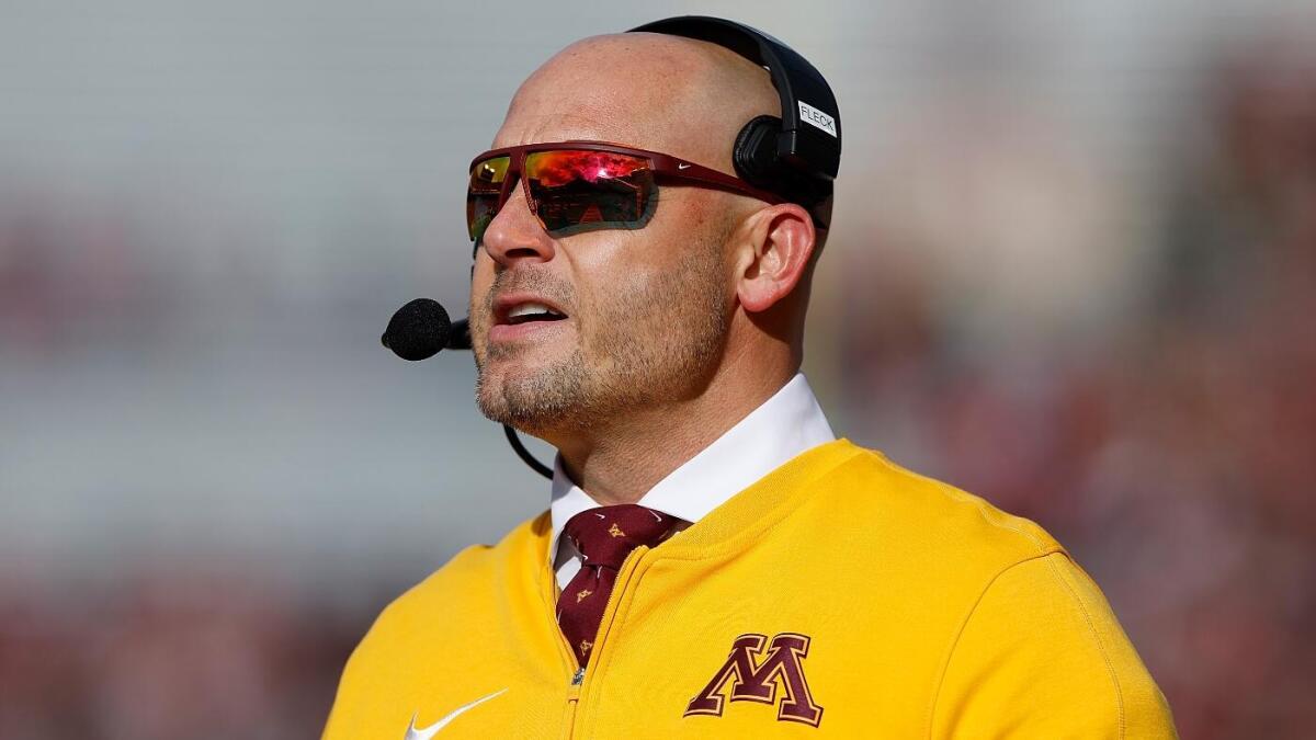 P.J. Fleck wants Minnesota to 'be delusional' about College Football ...