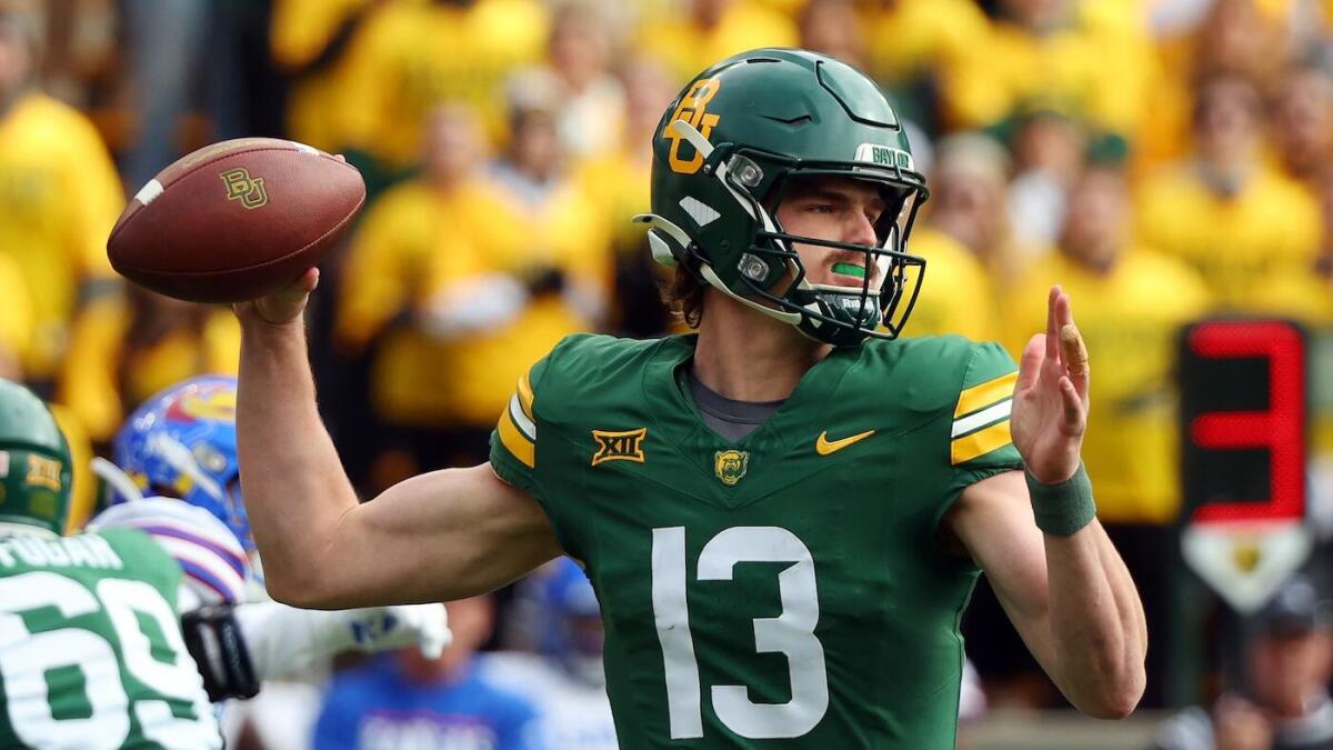 Baylor QB Sawyer Robertson's patience has already paid off -- now he's ...