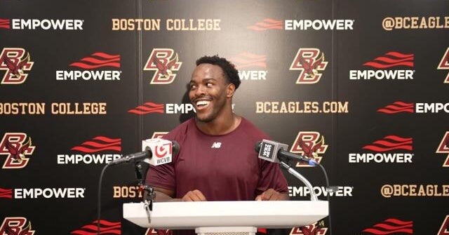 Alex Broome discusses knee injury, other BC running backs and size ...