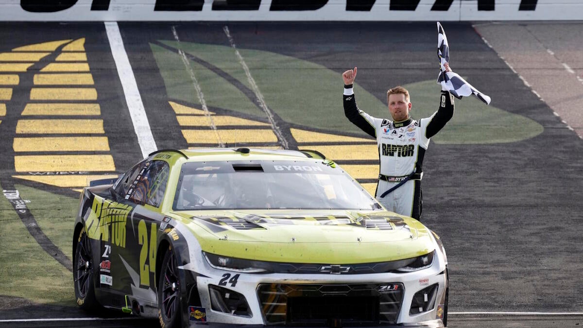 NASCAR at Iowa results: William Byron saves enough fuel to pick up his ...
