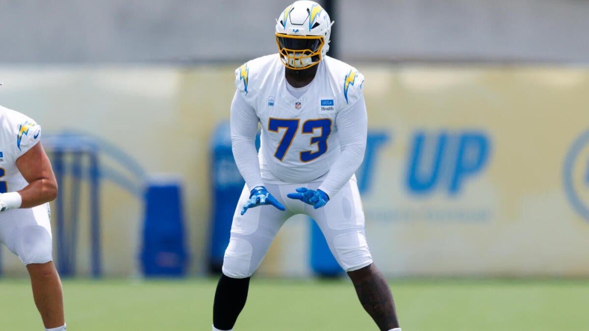 Chargers' Mekhi Becton out of practice, return uncertain for Week 1 as ...
