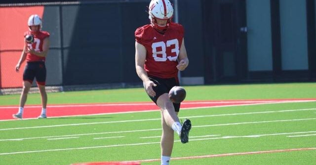 Nebraska punter Archie Wilson on learning to punt with both feet ...