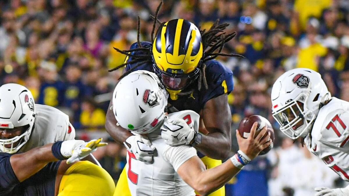 Jaishawn Barham targeting call upheld by Big Ten, forcing Michigan's ...