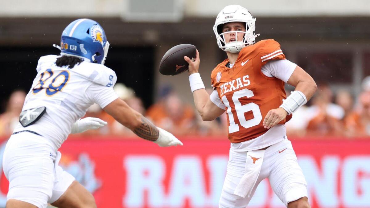 Texas growing frustrated with Arch Manning 'wince-gate' conversation ...