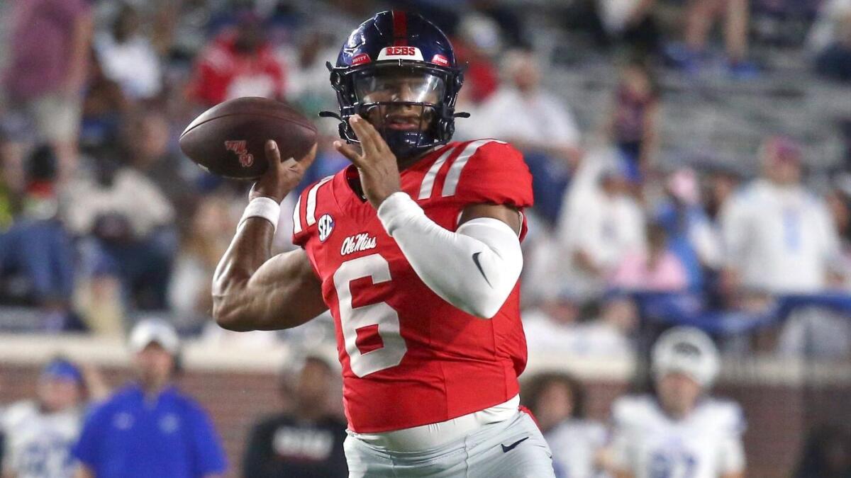 Ole Miss vs. Arkansas: Where to watch college football Week 3, odds, picks, promos for Saturday ...