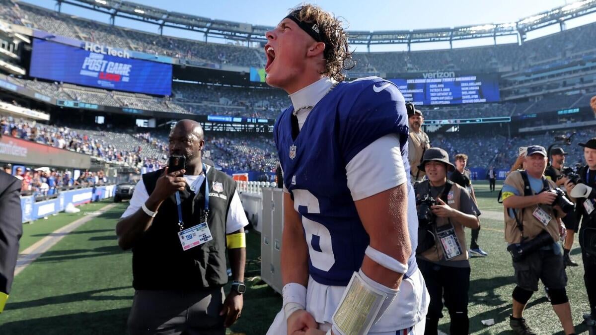 Giants' Jaxson Dart becomes first QB in 23 years to pull off this rare feat in stunning win over ...