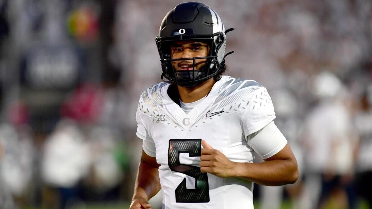 Dante Moore 2026 NFL Draft scouting report: Oregon QB rising fast - CBS ...