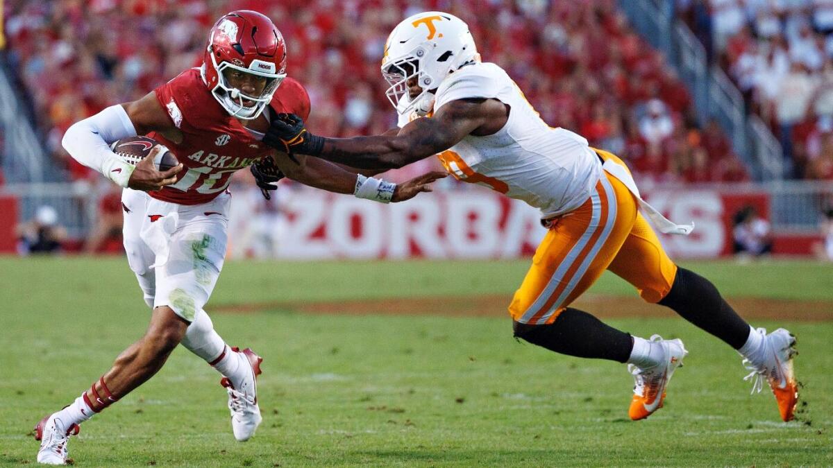 Where to watch Tennessee vs. Arkansas: TV channel, stream, kickoff time, odds - CBS Sports