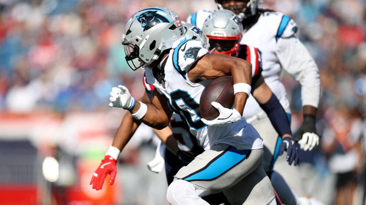 Panthers RB Chuba Hubbard out vs. Cowboys, giving Rico Dowdle another ...