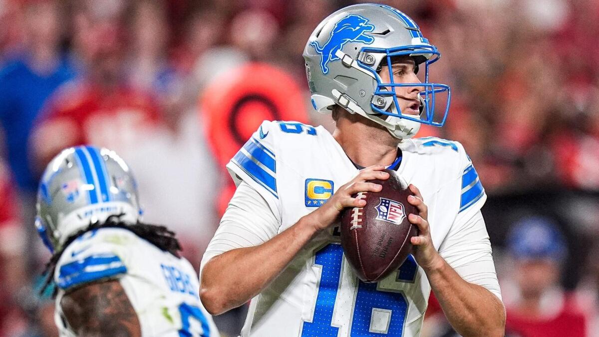 Bucs vs. Lions: NFL player props for Baker Mayfield, Jared Goff for ...