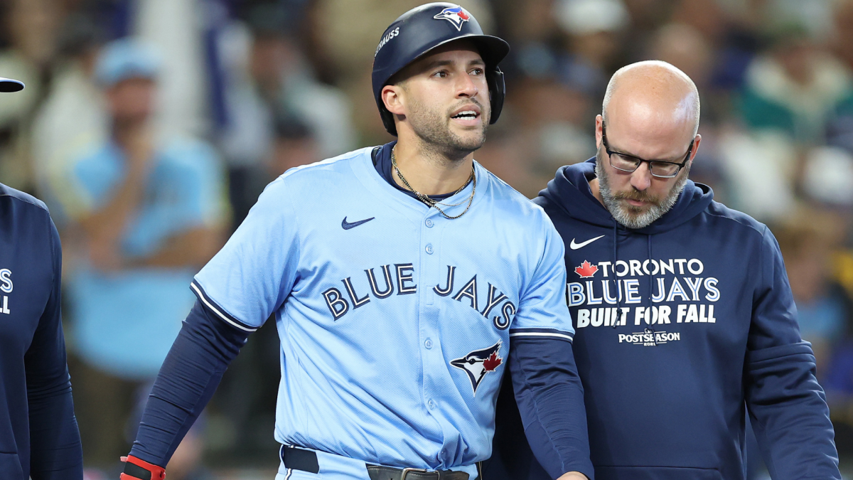 George Springer injury: Blue Jays star has knee contusion after HBP ...