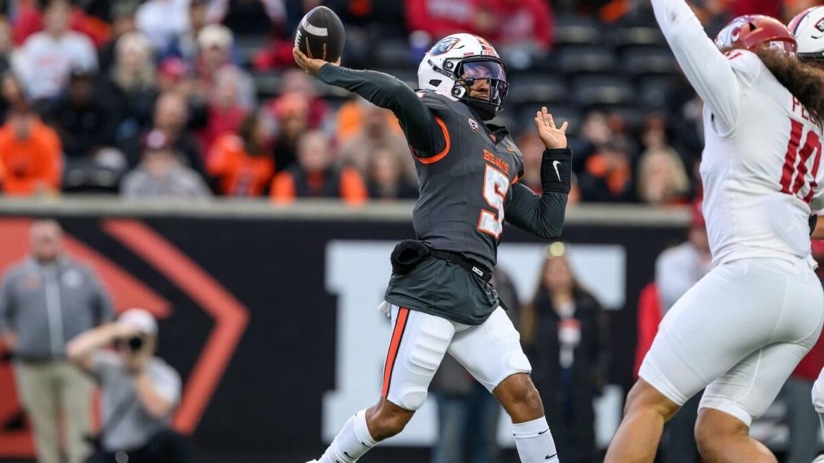 Oregon State holds off Washington State: Beavers get late stop to ...