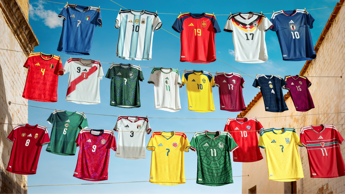 World Cup kits: Adidas unveils 22 new home jerseys ahead of next summer ...