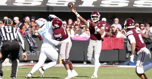 Mississippi State quarterback Kamario Taylor at Duke's Bowl press ...